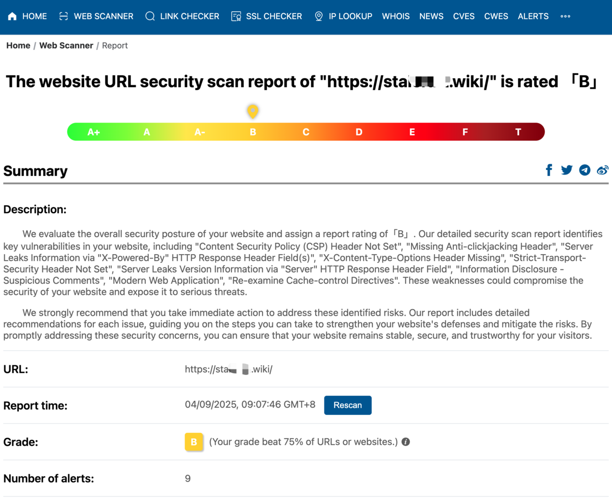 Web Scanner - Vulnerability Scanner | URLScan Tool - ScyScan